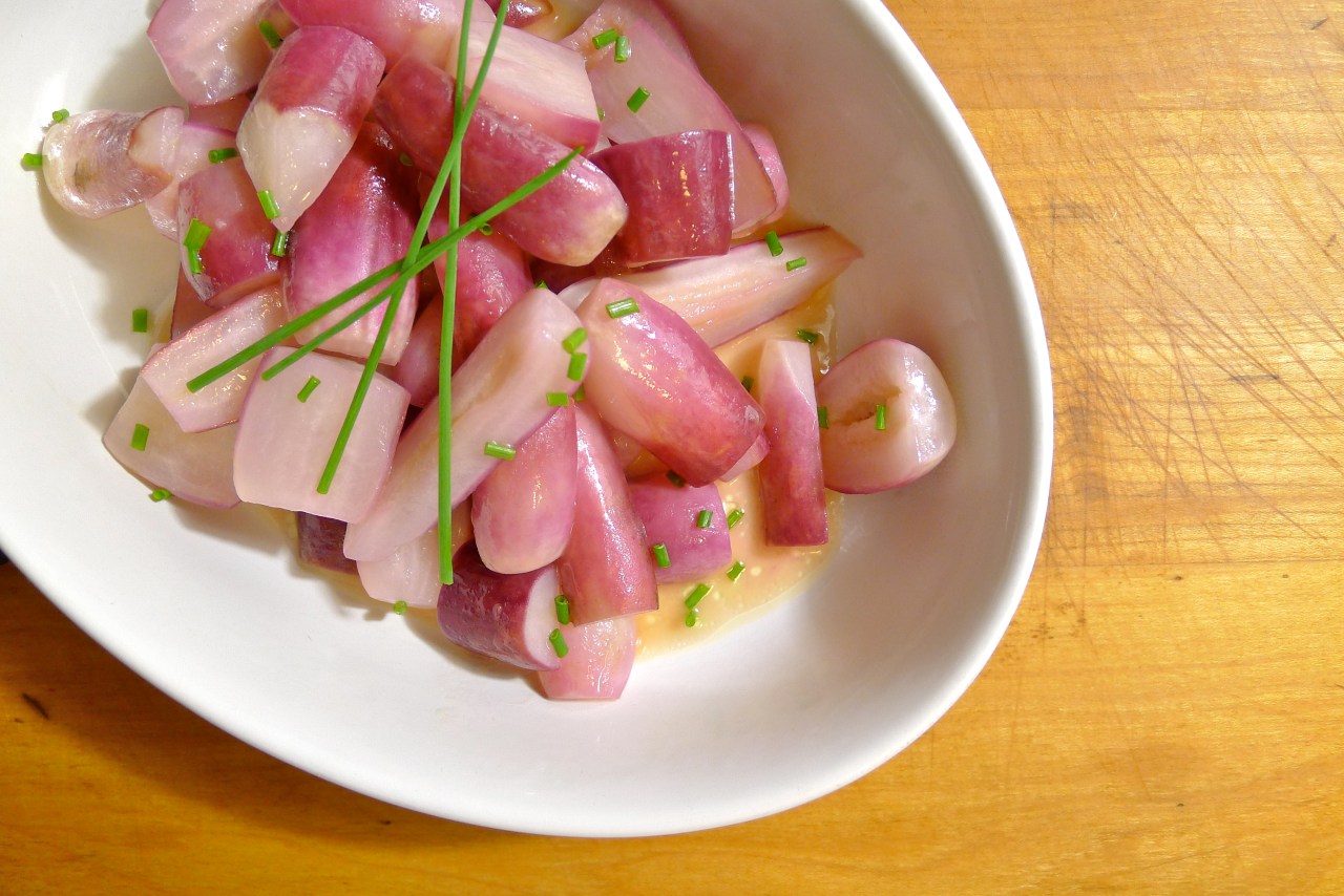 French Breakfast Radishes Sautéed in Butter – coolcookstyle